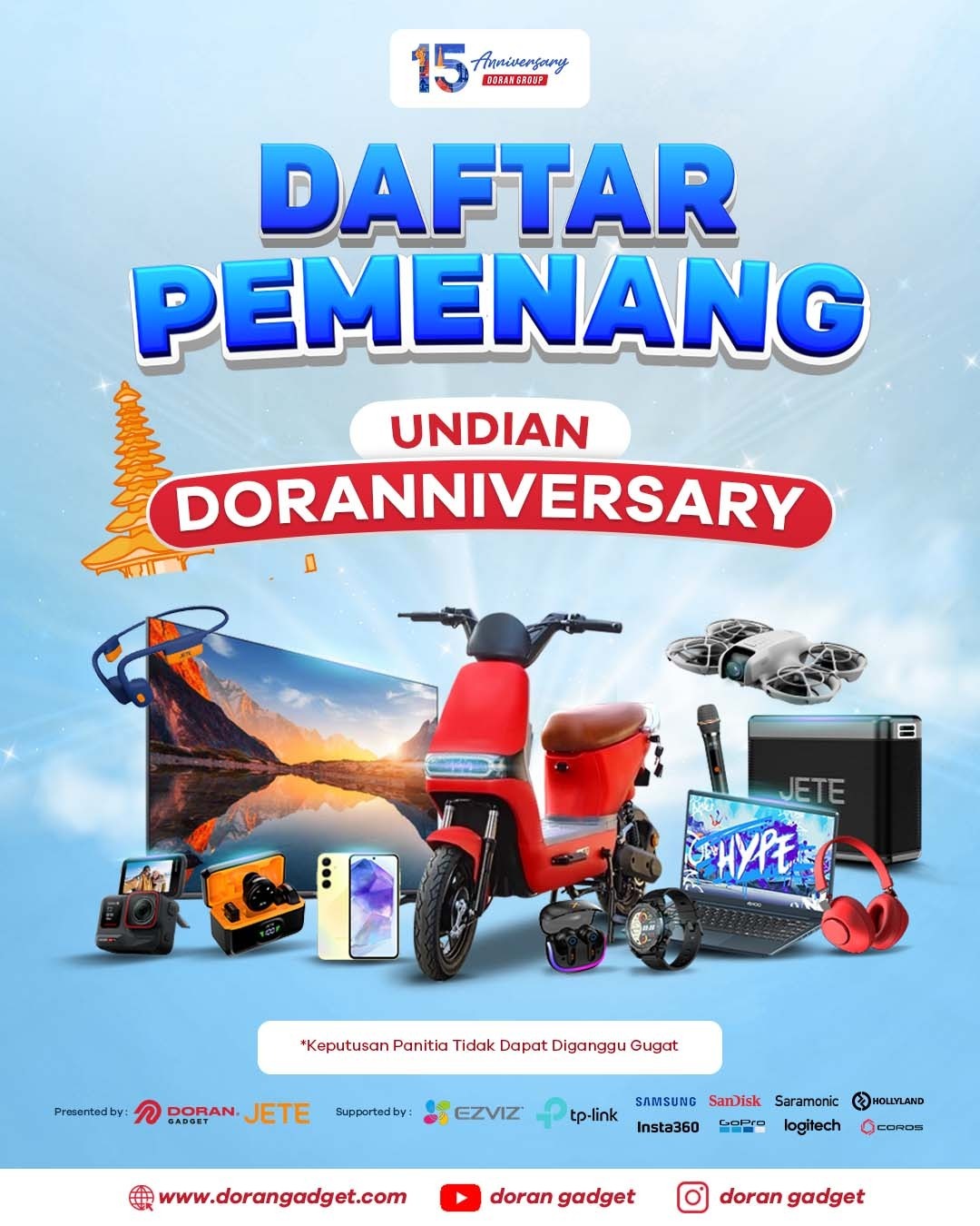 Doran Gadget Anniversary